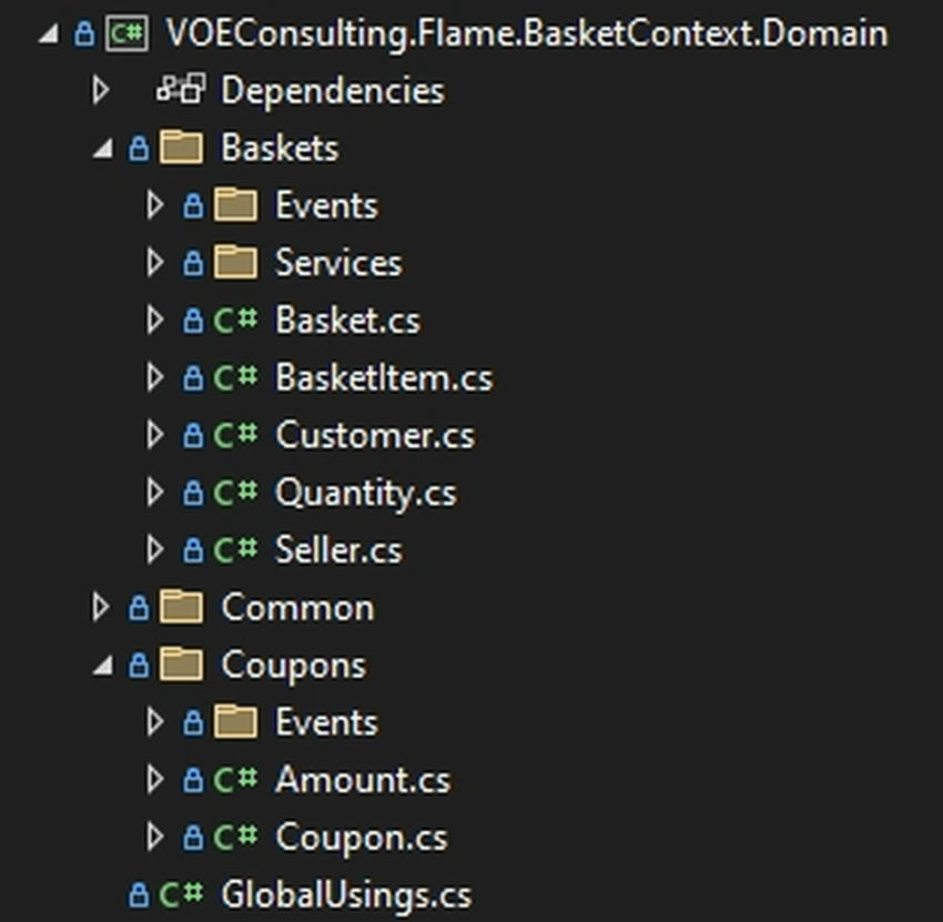 Best way of implementing Domain-driven design, Clean Architecture and CQRS